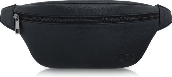 Heuptas CAPH - Plat leren borsttas I Veilige heuptas voor dames en ...