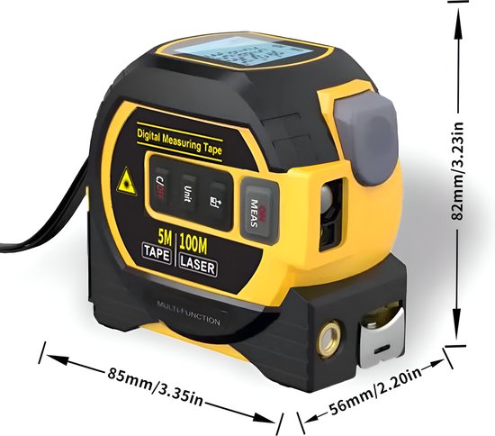 Ume Essentials - Rolmaat - Afstandsmeter - 40 meter - Multifunctionele ...
