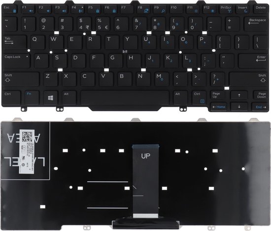 Dell 94F68 Laptop Toetsenbord Qwerty US voor Dell Latitude E5450/E5470 ...