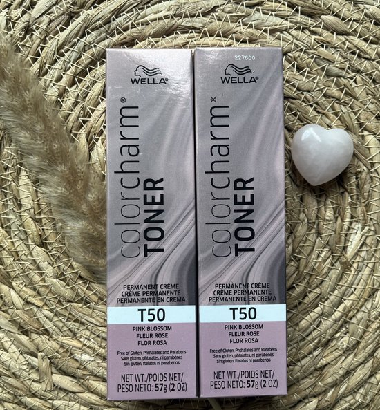 DUOPACK - Wella Color Charm Toner - T50 - Pink Blossom - Creme Toner ...