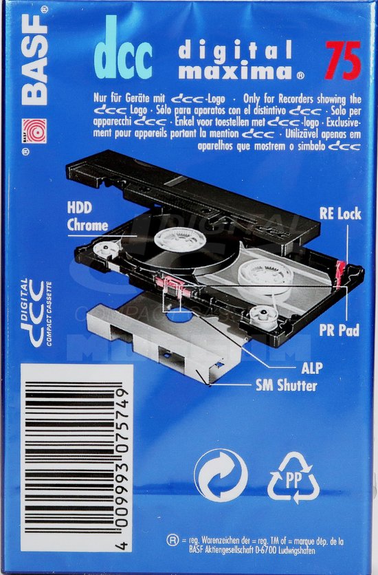 BASF DCC 75 digital maxima Cassette | bol