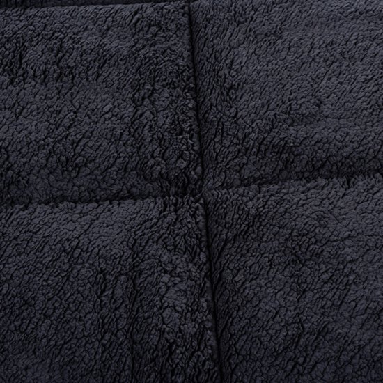 Zelesta® Teddybed Antraciet 240x200 - Teddy Dekbedovertrek - 30 dagen ...