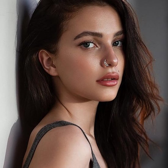 4 Stks 18G 16G Neus Ringen Set voor Vrouwen Mannen Chirurgisch Stalen ...