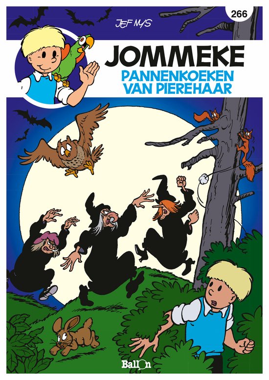 Jommeke strip 266 - Pannenkoeken van Pierehaar - Glow in the dark, Philippe Delzenne |... | bol
