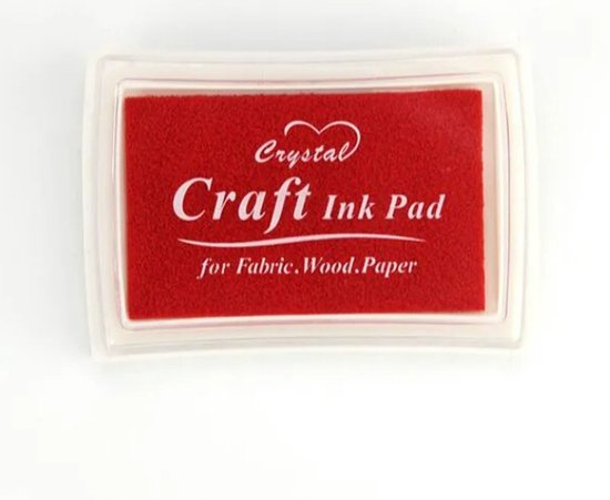 Tampon encreur Rouge - Stamp Ink Rouge - Tampon encreur Rouge pour ...