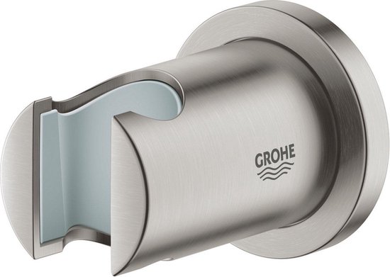 Grohe Rainshower Wandhouder - rond - supersteel (RVS) - 27074DC0 | bol
