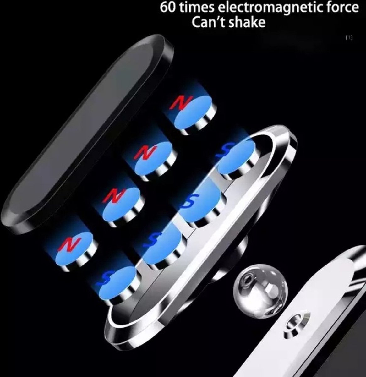 Magnetische Auto Telefoon Houder 360 Draaibare Mini Strip Vorm ...