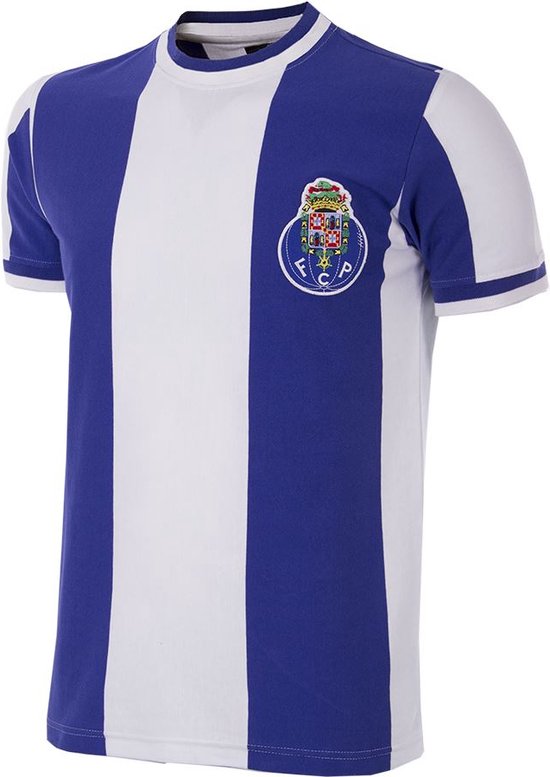 COPA - FC Porto 1971 - 72 Retro Voetbal Shirt - S - Wit; Blauw | bol