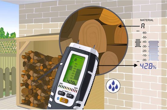 Laserliner vochtmeter DampMaster Compact Plus (BLE) | bol