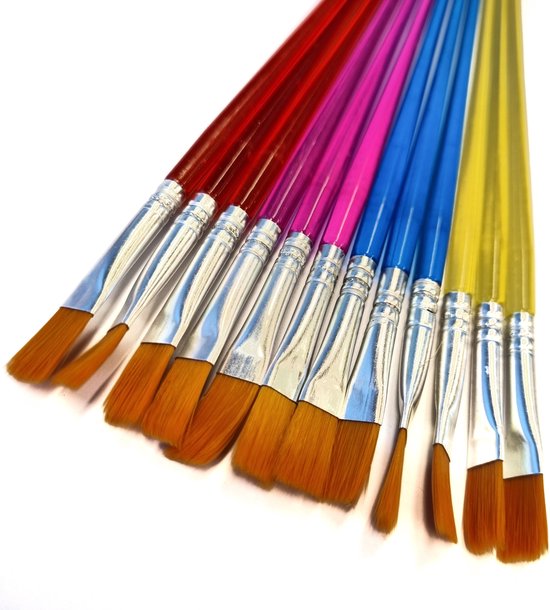 Gadgetpoint | Verfkwasten | Set van 12 | Penselen | Kwastjes ...