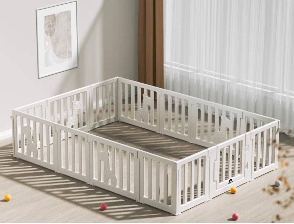 Grondbox Baby 180x260cm: Veilig, STABIEL & Duurzaam Babypark - SIMPELE ...