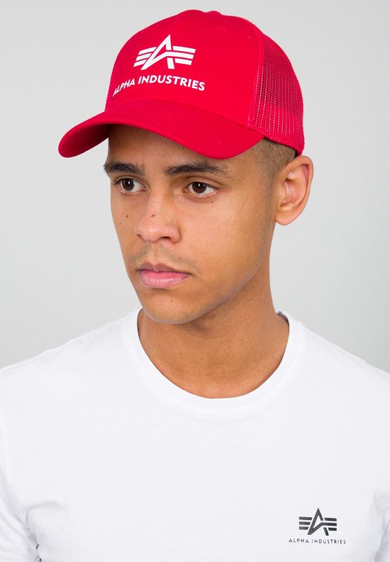 Alpha Industries Basic Trucker Cap Caps Speed Red | bol