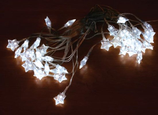 Novastarlight LED - 10 m - 40 sterretjes - wit - transparante kabel ...