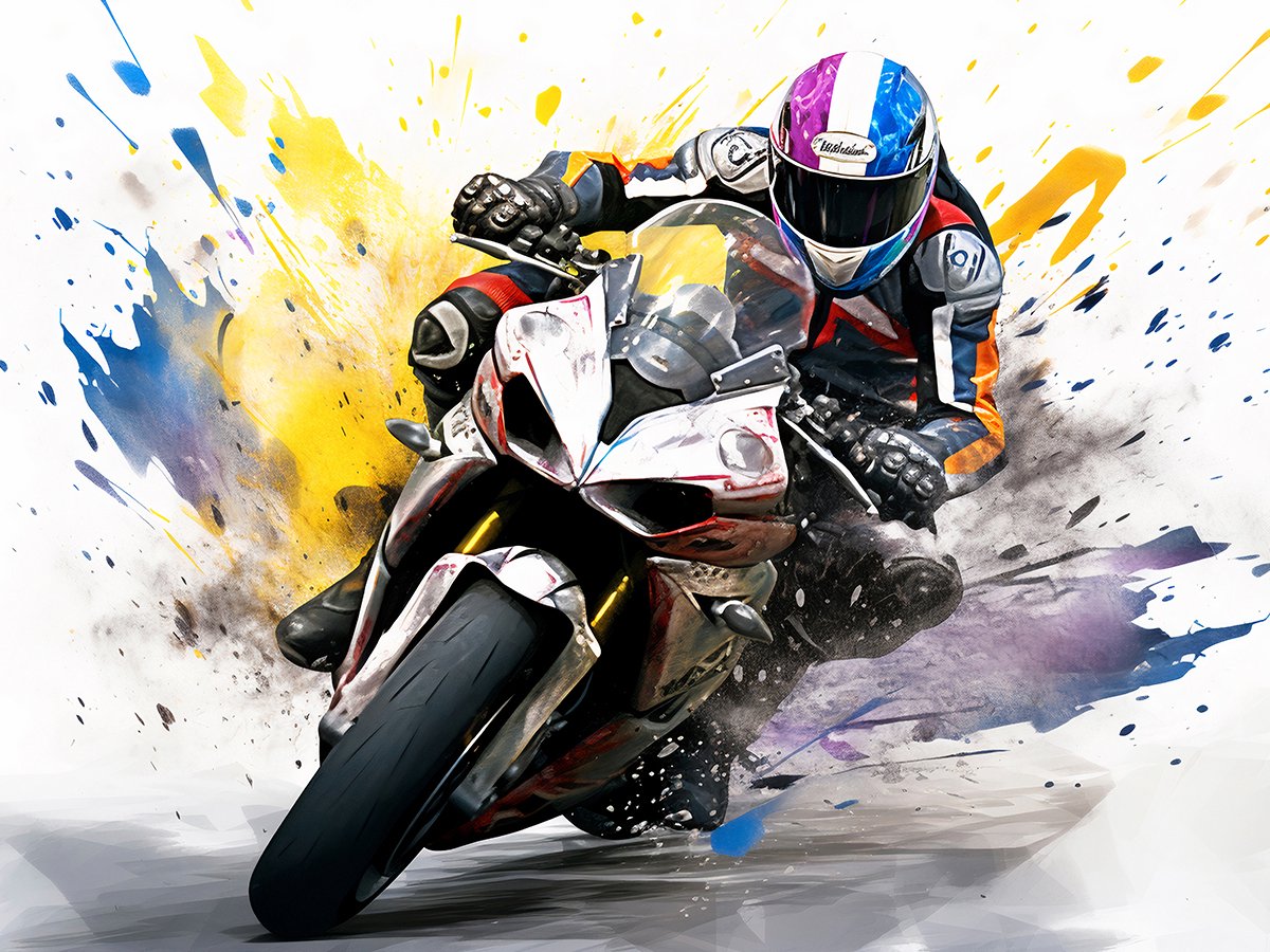 Motor Racer Poster A2+ Formaat - Motor Racing - TT Assen - Race ...