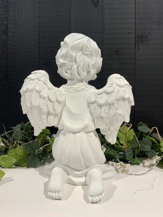 Engeltje zittend biddend groot | bol