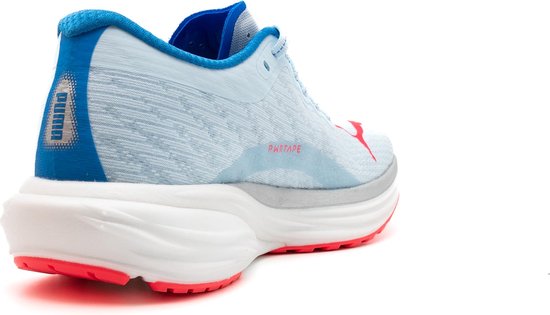 Puma Deviate Nitro 2 Wns - Runningschoenen - Dames Icy Blue / Fire Orchid 38 | bol