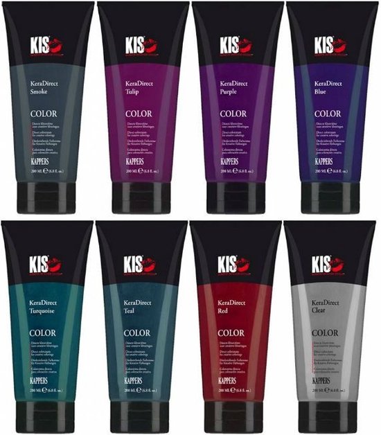 KIS KeraDirect Haarverf - Semi-permanente kleuring - Turquoise ...