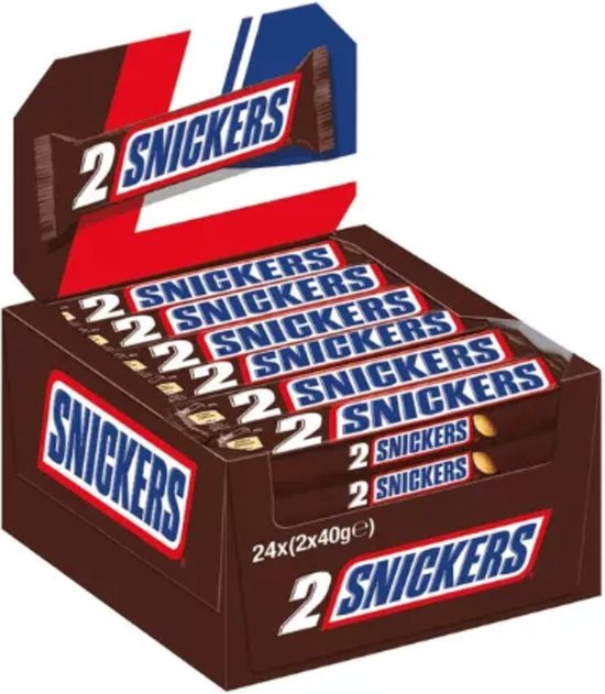 Snickers 2-Pack 24 x 80 gr | bol