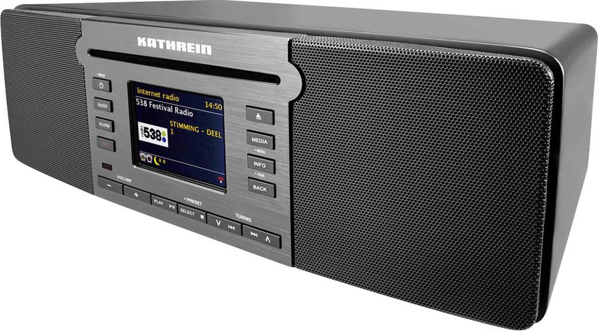 Kathrein DAB+ 100 Tafelradio FM, DAB+ DAB+, FM, Bluetooth, WiFi, CD ...