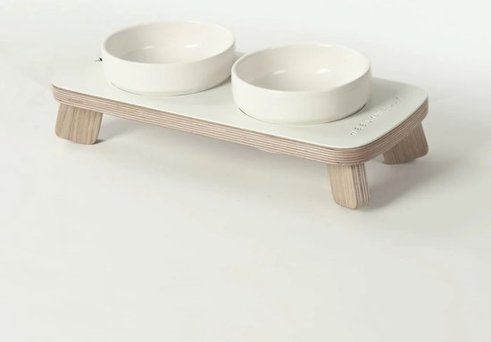 Weelywally Toscana Voerbak Voor Huisdieren Wit | bol