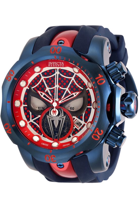 Invicta Marvel - Spiderman 32460 Quartz Herenhorloge - 54mm | bol.com