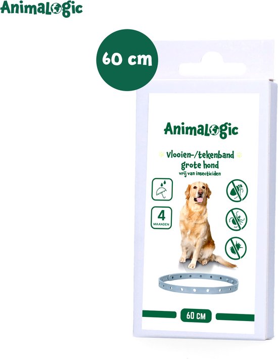 AnimaLogic Vlooien- en tekenband – 100% natuurlijke vlooienbestrijding ...