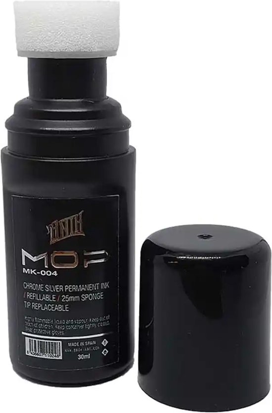 BNIK MOP MK-004 - Ink marker - permanent - alcoholbasis - Zwart | bol