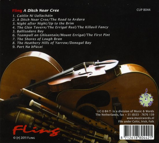 Fling - A Ditch Near Cree (CD), Fling | Muziek | bol