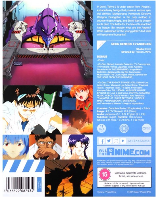 Neon Genesis Evangelion [11xBlu-Ray] (Blu-ray), Jamie Crawford | Dvd's ...