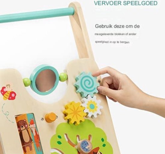 Loopstoel baby - Loopstoeltje baby - Hout | bol