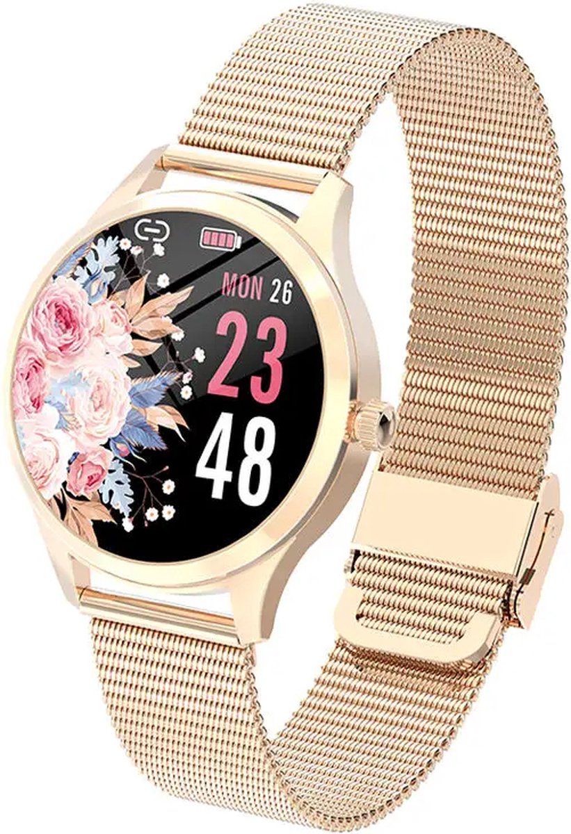 DrPhone EleganceTrack - 1,09 Inch TFT Vrouwen Smartwatch - Smartwatch ...