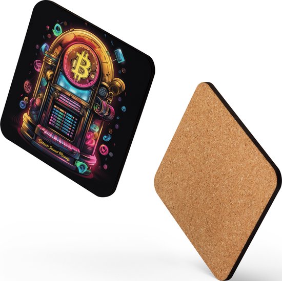 Bitcoin Juke Box Onderzetter | bol.