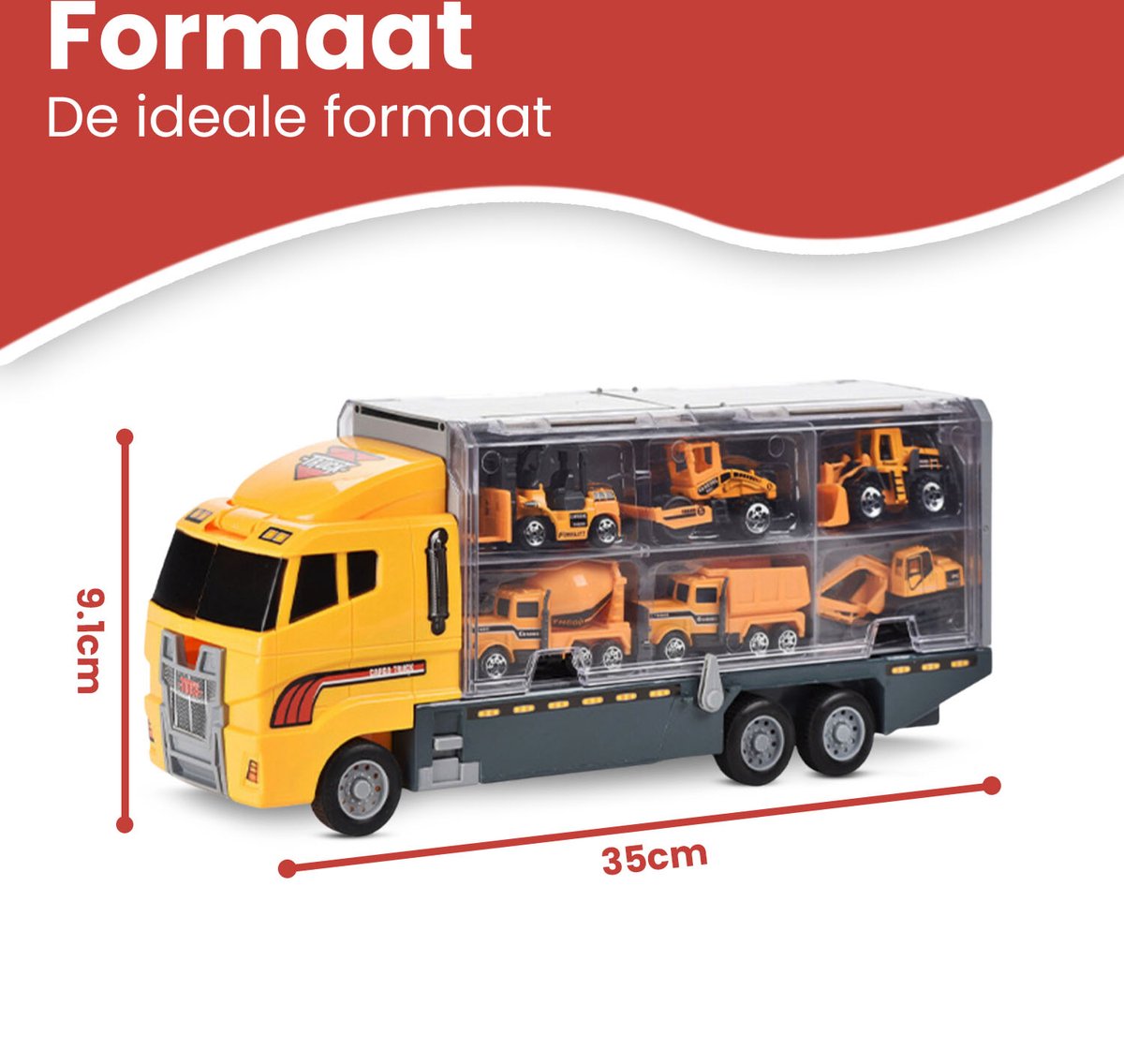 Nince Auto Transportvoertuig Speelgoedset - Speelgoed Auto ...