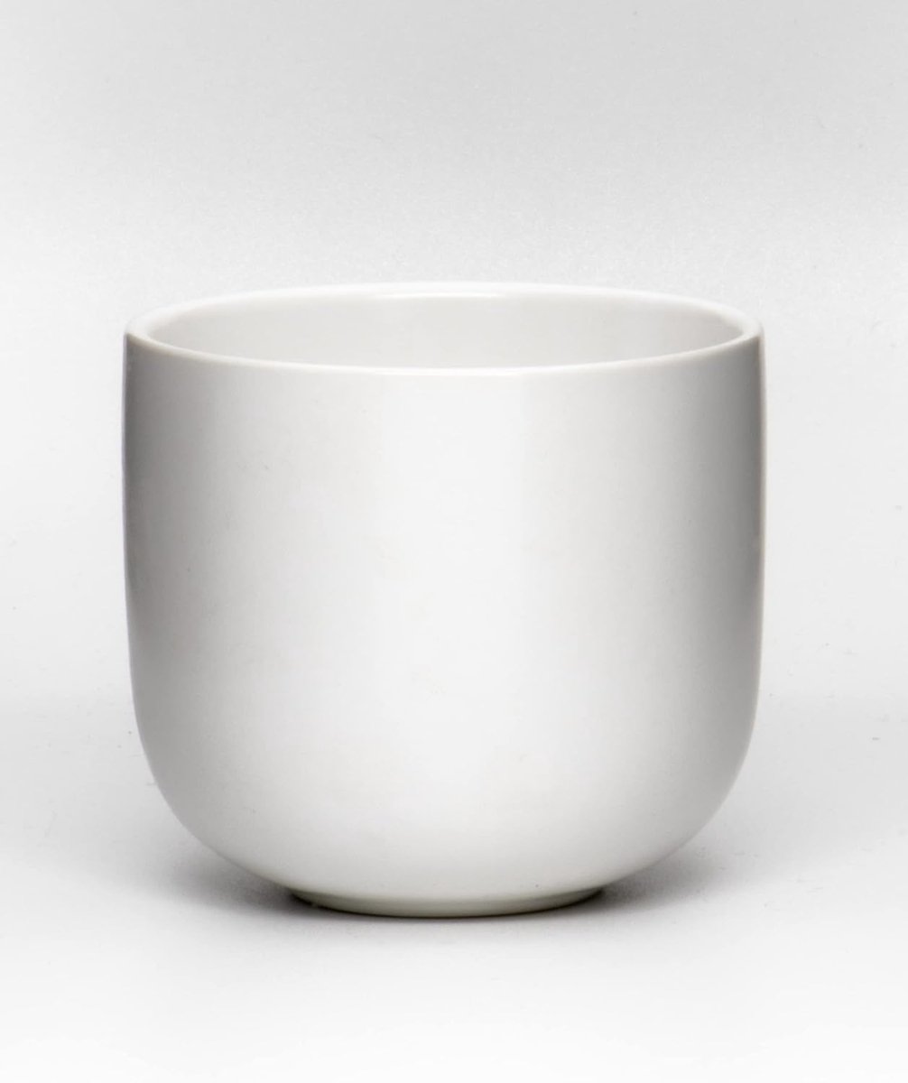 Set de 2 tasses à Cappuccino en porcelaine Wit mate de 380 ml I Tasse à ...