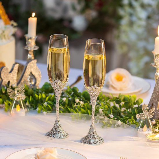 Luxe champagne glazen set | bol