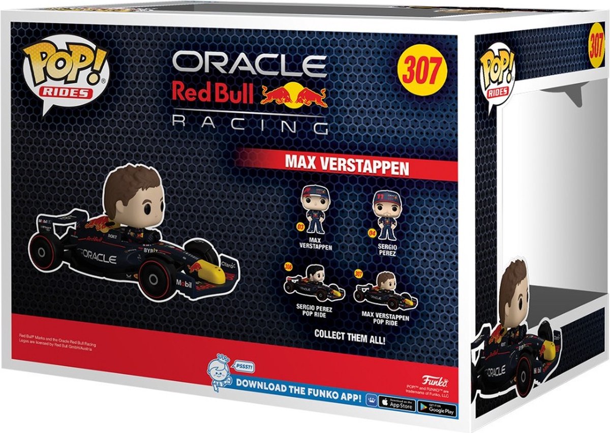 Formule 1 POP! Rides Super Deluxe Figurine Vinyl Verstappen n° 307 | bol.