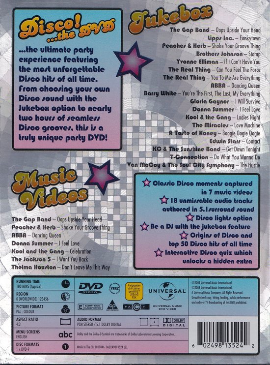 Disco! The DVD (Dvd), Various Artists | Dvd's | bol