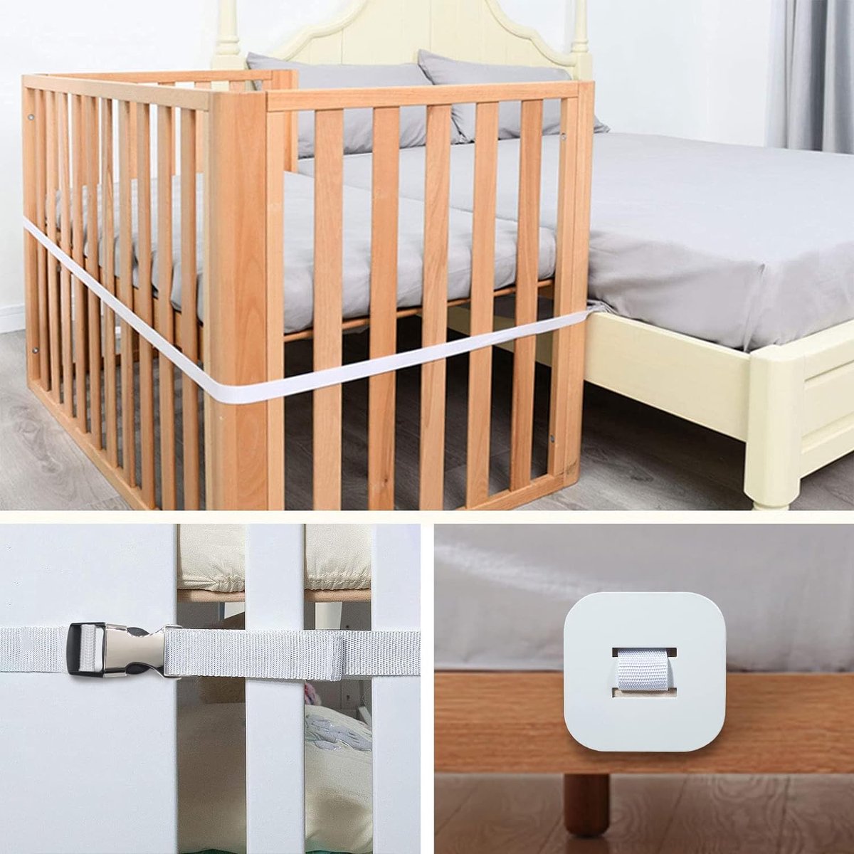 Cot Strap Baby Universele Cot Bevestiging 7 m Strap voor Babybed, Strap ...