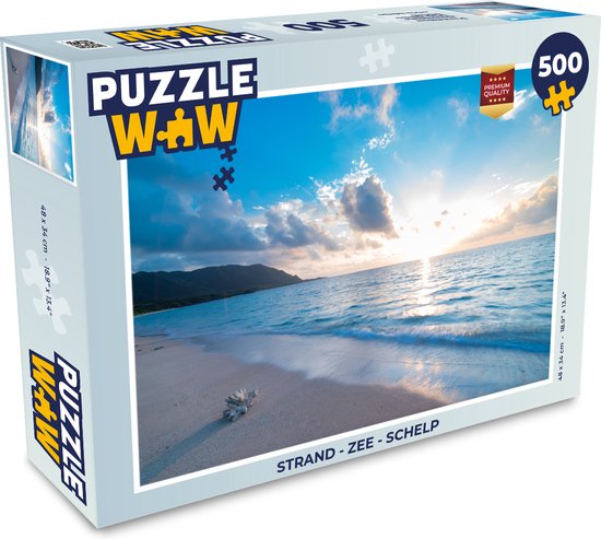 Puzzel Strand - Zee - Schelp - Legpuzzel - Puzzel 500 stukjes | bol
