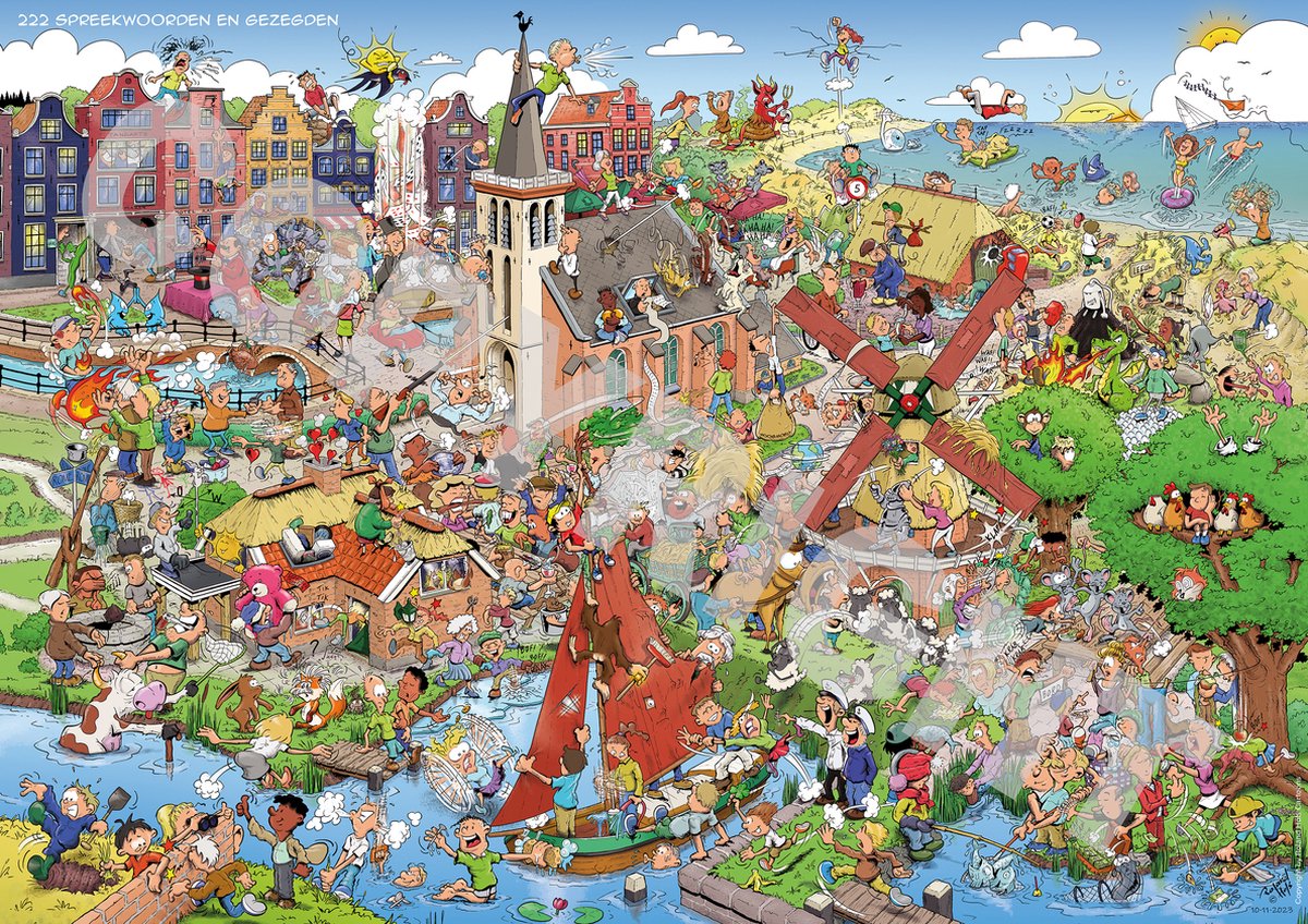 Cartoon 222 Spreekwoorden en Gezegden inclusief oplossingen en ...