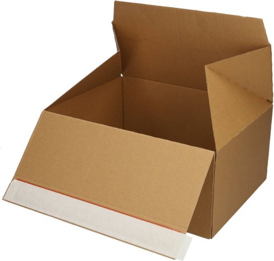 20x Verzenddoos 310 x 230 x 140 mm met plak- en tearstrip - E- golf (± ...