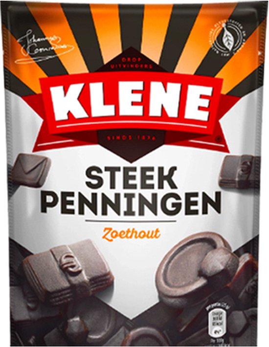 Klene - Zoethout Drop Steekpenningen - 8 zakken | bol