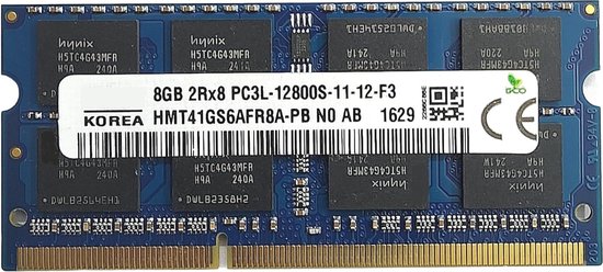 HYNIX 8GB DDR3L SO-DIMM 1600 Mhz PC3L-12800S Notebook RAM HMT41GS6AFR8A-PB | bol
