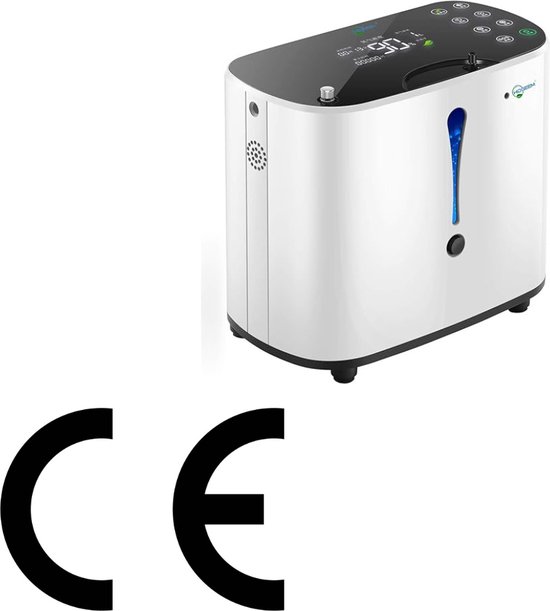 Draagbare Zuurstofconcentrator – Zuurstof Generator – 1-6 L/Min – 93% ...