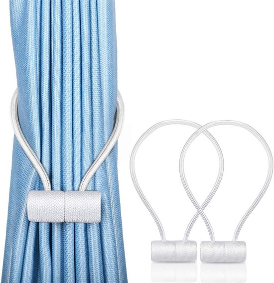 Magnetische Gordijnkoorden, Set van 2 Koorden Gordijnklemmen Gespen ...