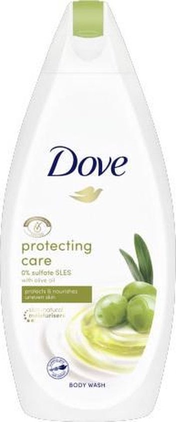 Dove shower gel protecting care olive oil 500ml - Voordeelverpakking 6 ...