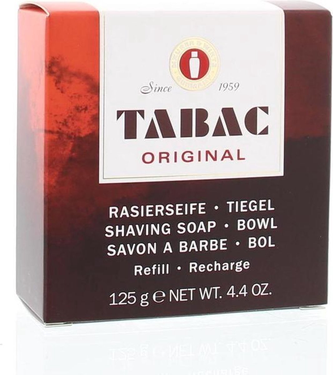 Tabac Scheerzeep - 125 g - Navulling - Voordeelverpakking 6 stuks | bol