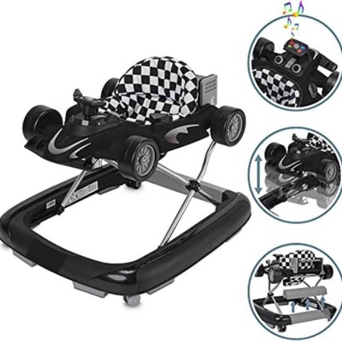 Loopstoel baby - Loopstoel met schommelfunctie - Loopstoeltje baby ...