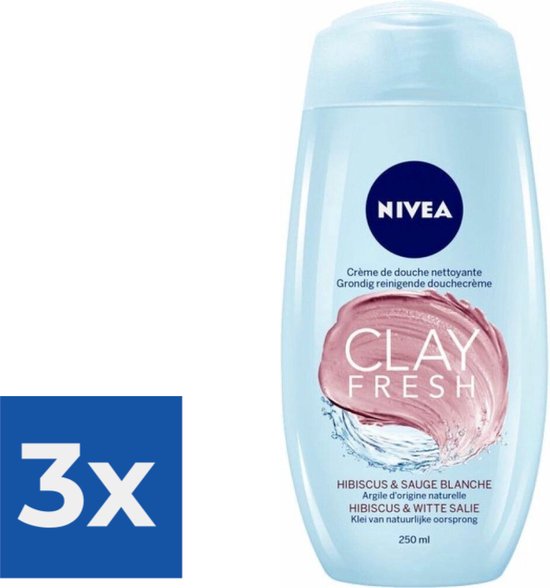 NIVEA Clay Fresh Douchegel Hibiscus en White Sage - 250 ml ...