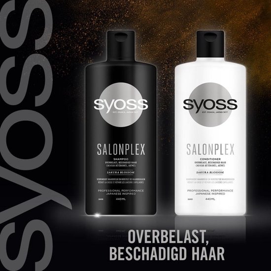 Syoss Shampoo 440ml Salonplex - Voordeelverpakking 24 stuks | bol